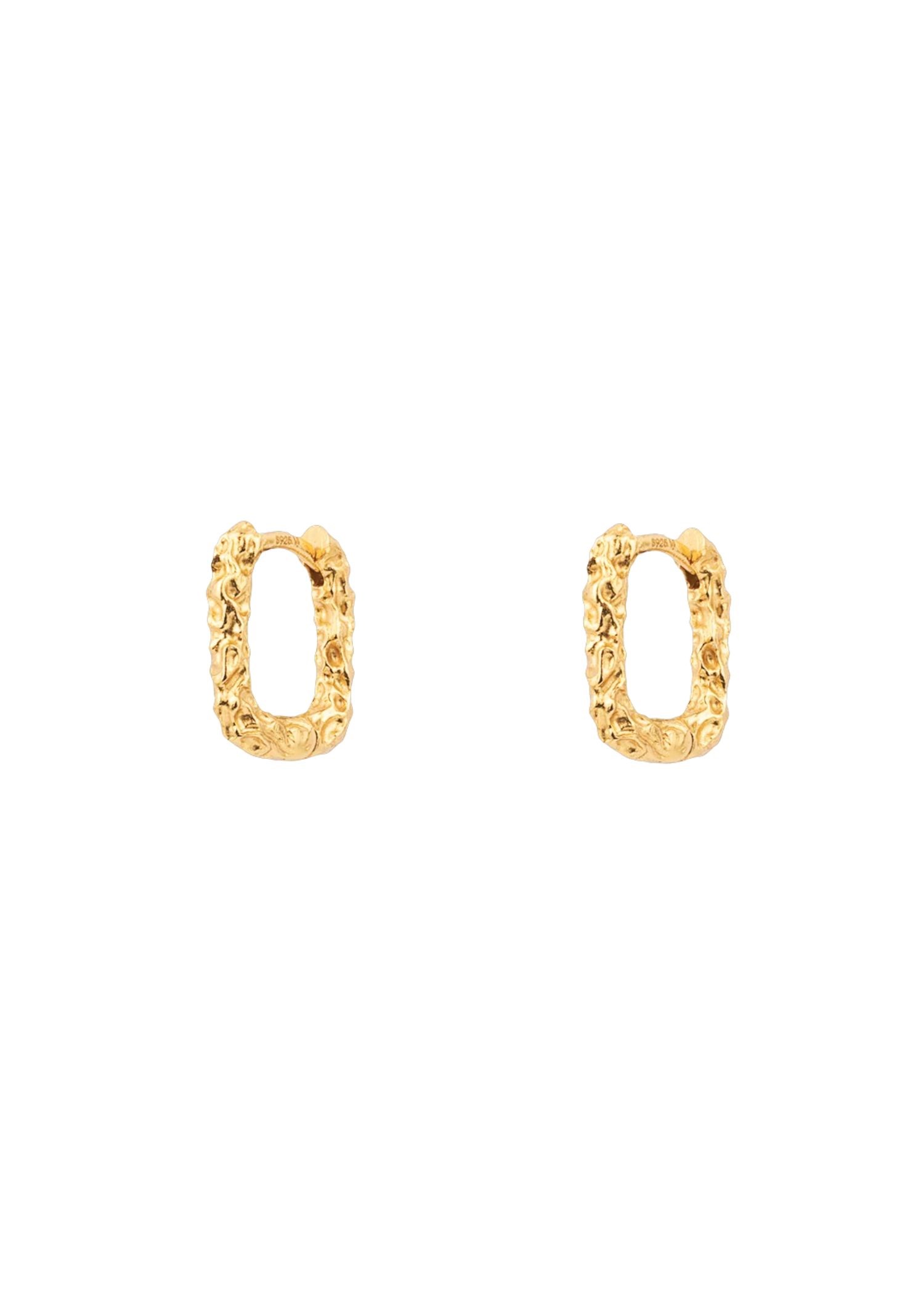 Riddle Hoop earrings Gilded / House Of Vincent / Anthon.dk
